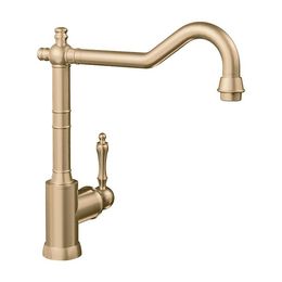 Villeroy & Boch Villeroy und Boch K&uuml;chenarmatur Avia 2.0 92400003 11,2 l/min, flexible Anschlussschl&auml;uche, Gold