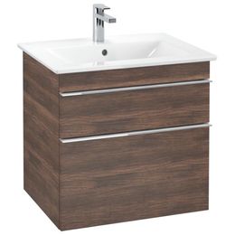 Villeroy & Boch Villeroy und Boch Venticello Waschtisch-Unterschrank A92401VH 60,3 x 59 x 50,2 cm, Griff Chrom, arizona oak