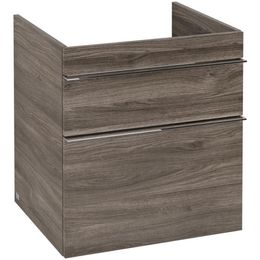 Villeroy & Boch Villeroy und Boch Venticello Waschtisch-Unterschrank A92301RK 55,3x59x50,2cm, Griff Chrom, Stone Oak