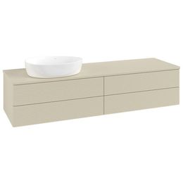 Villeroy & Boch Villeroy & Boch Antao Waschtischunterschrank 1600x360x500mm L26150HJ mit Beleuchtung mit Struktur FK/AP: HJ/0