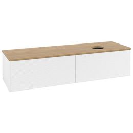 Villeroy & Boch Villeroy & Boch Antao Waschtischunterschrank 1600x360x500mm L38111MT mit Beleuchtung mit Struktur FK/AP: MT/1