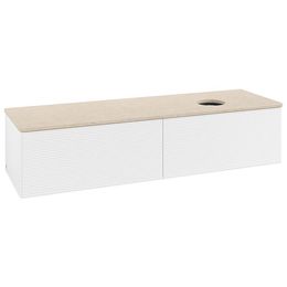Villeroy & Boch Villeroy & Boch Antao Waschtischunterschrank 1600x360x500mm L38113MT mit Beleuchtung mit Struktur FK/AP: MT/3
