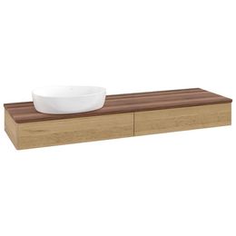 Villeroy & Boch Villeroy & Boch Antao Waschtischunterschrank 1600x190x500mm L15012HN mit Beleuchtung FK/AP: HN/2