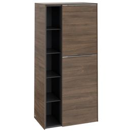 Villeroy & Boch Villeroy und Boch Subway 3.0 Mittelschrank C59900VH 57,4x120x36,2cm, Schanier rechts/Griff Aluminium gl&auml;nzend, arizona oak