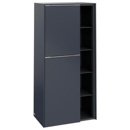 Villeroy & Boch Villeroy und Boch Subway 3.0 Mittelschrank C59800VQ 57,4x120x36,2cm, Schanier links/Griff Aluminium gl&auml;nzend, marine blue