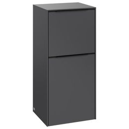 Villeroy & Boch Villeroy und Boch Subway 3.0 Seitenschrank C59401VR 40x86x36,2cm, Schanier links/Griff Volcano black, graphite