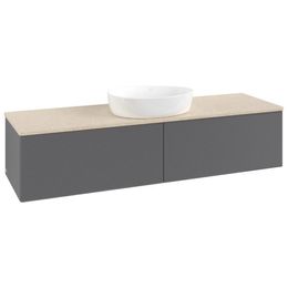 Villeroy & Boch Villeroy & Boch Antao Waschtischunterschrank 1600x360x500mm L36113GK mit Beleuchtung mit Struktur FK/AP: GK/3