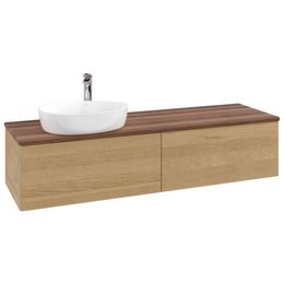 Villeroy & Boch Villeroy & Boch Antao Waschtischunterschrank 1600x360x500mm L37152HN mit Beleuchtung mit Struktur FK/AP: HN/2