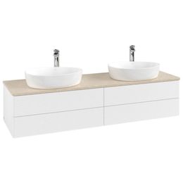 Villeroy & Boch Villeroy & Boch Antao Waschtischunterschrank 1600x360x500mm L28153MT mit Beleuchtung mit Struktur FK/AP: MT/3