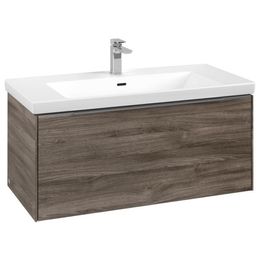 Villeroy & Boch Villeroy und Boch Subway 3.0 Waschtisch-Unterschrank C56900RK 97,3x42,9x47,8cm, ohne LED/Griff Aluminium gl&auml;nzend, stone oak