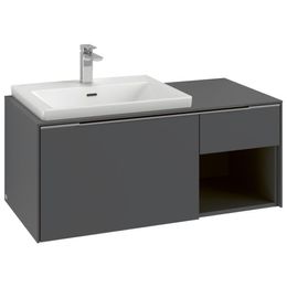 Villeroy & Boch Villeroy und Boch Subway 3.0 Waschtisch-Unterschrank C57202VR 100,1x42,25x51,6cm, ohne LED/Griff monochrom, graphite