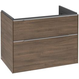 Villeroy & Boch Villeroy und Boch Subway 3.0 Waschtisch-Unterschrank C574L0VH 77,2x57,6x47,8cm, mit LED/Griff Aluminium gl&auml;nzend, arizona oak