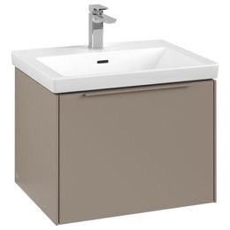 Villeroy & Boch Villeroy und Boch Subway 3.0 Waschtisch-Unterschrank C577L2VM 57,2x42,9x47,8cm, mit LED/Griff monochrom, taupe