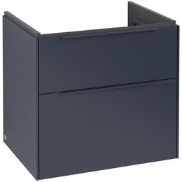 Villeroy & Boch Villeroy und Boch Subway 3.0 Waschtisch-Unterschrank C57602VQ 62,2x57,6x47,8cm, ohne LED/Griff monochrom, marine blue