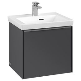 Villeroy & Boch Villeroy und Boch Subway 3.0 Waschtisch-Unterschrank C58000VR 47,3x42,9x40,75cm, ohne LED/Griff Aluminium gl&auml;nzend, graphite