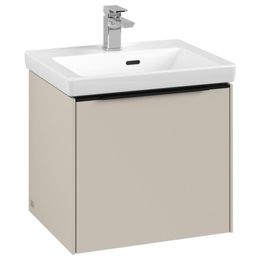 Villeroy & Boch Villeroy und Boch Subway 3.0 Waschtisch-Unterschrank C58001VN 47,3x42,9x40,75cm, ohne LED/Griff Volcano black, cashmere grey