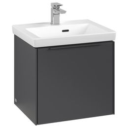 Villeroy & Boch Villeroy und Boch Subway 3.0 Waschtisch-Unterschrank C580L2VR 47,3x42,9x40,75cm, mit LED/Griff monochrom, graphite