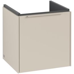Villeroy & Boch Villeroy und Boch Subway 3.0 Waschtisch-Unterschrank C58202VN 42,3x42,9x37,75cm, Schanier rechts/Griff monochrom, cashmere grey