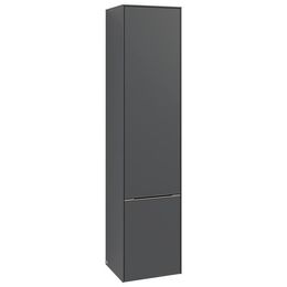 Villeroy & Boch Villeroy und Boch Subway 3.0 Hochschrank C58602VR 40x171x36,2cm, Schanier links/Griff monochrom, graphite