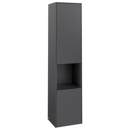 Villeroy & Boch Villeroy und Boch Subway 3.0 Hochschrank C58801VR 40x171x36,2cm, Schanier links/Griff Volcano black, graphite