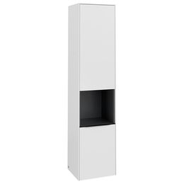 Villeroy & Boch Villeroy und Boch Subway 3.0 Hochschrank C58901VF 40x171x36,2cm, Schanier rechts/Griff Volcano black, pure white