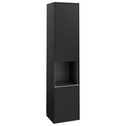 Villeroy & Boch Villeroy und Boch Subway 3.0 Hochschrank C58800VL 40x171x36,2cm, Schanier links/Griff Aluminium gl&auml;nzend, volcano black