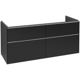 Villeroy & Boch Villeroy und Boch Subway 3.0 Waschtisch-Unterschrank C602L0VL 127,2x57,6x47,8cm, mit LED/Griff Aluminium gl&auml;nzend, volcano black