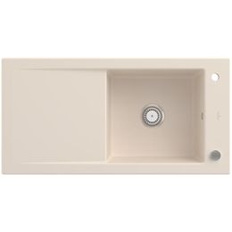 Villeroy & Boch Villeroy & Boch Timeline Einbausp&uuml;le 679002FU mit Ablaufgarnitur und Exzenterbet&auml;tigung, Ivory