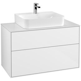 Villeroy & Boch Villeroy & Boch Finion Unterschrank F10100GF 100x60,3x50,1cm, Glossy White Lacquer
