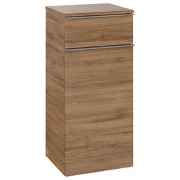 Villeroy & Boch Villeroy und Boch Venticello Seitenschrank A95011RH 40,4x86,6x37,2cm, Anschlag rechts, Griff Chrom, Kansas Oak