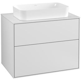 Villeroy & Boch Villeroy und Boch Finion Waschtischunterschrank G22100MT 80x60,3cm, Emotion, Abdeckplatte white matt, White matt lacquer