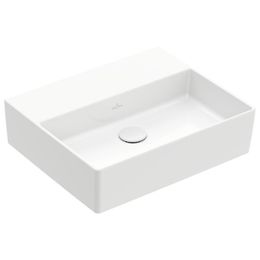 Villeroy & Boch Villeroy & Boch Memento 2.0 Waschtisch 4A225FR1 50 x 42 cm, wei&szlig; alpin C-plus, ohne Hahnloch, ohne &Uuml;berlauf