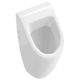 Villeroy & Boch Villeroy & Boch Absaugurinal Subway 751300R1 weiss mit Ceramicplus, Zulauf verdeckt