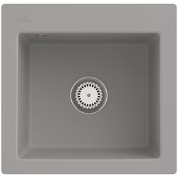 Villeroy & Boch Villeroy und Boch Subway Fl&auml;chenb&uuml;ndige Sp&uuml;le 33151FKD mit Ablaufgarnitur und Handbet&auml;tigung, Fossil