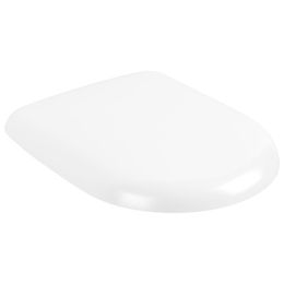 Villeroy & Boch Villeroy und Boch Antao WC-Sitz 8M67S1RW mit Absenkautomatik (SoftClosing), mit abnehmbaren Sitz (QuickRelease), Stone White