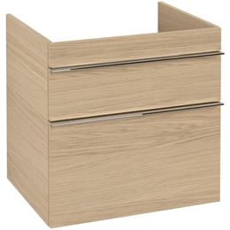 Villeroy & Boch Villeroy und Boch Venticello Waschtisch-Unterschrank A92401VJ 60,3 x 59 x 50,2 cm, Griff Chrom, nordic oak