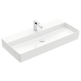 Villeroy & Boch Villeroy & Boch Memento 2.0 Waschtisch 4A221HR1 100 x 47 cm, wei&szlig; alpin C-plus, mit Hahnloch, ohne &Uuml;berlauf