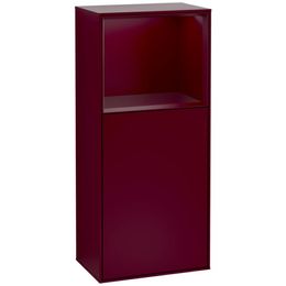 Villeroy & Boch Villeroy und Boch Finion Seitenschrank G500HBHB 41,8x93,6cm, links, Emotion, Regal oben Peony Matt, Peony Matt