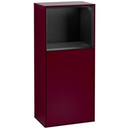 Villeroy & Boch Villeroy und Boch Finion Seitenschrank G510PDHB 41,8x93,6cm, rechts, Emotion, Regal oben Black matt, Peony Matt