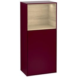 Villeroy & Boch Villeroy und Boch Finion Seitenschrank F510PCHB 41,8x93,6x27cm, rechts, Regal oben Oak Veneer, Peony Matt