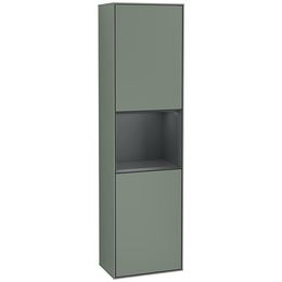 Villeroy & Boch Villeroy und Boch Finion Hochschrank G460HGGM 41,8x151,6cm, links, Emotion, Regal Midnight Blue Matt Lacquer, Olive Matt Lacquer