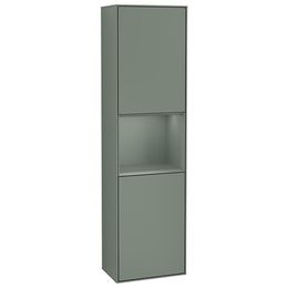 Villeroy & Boch Villeroy und Boch Finion Hochschrank G470GMGM 41,8x151,6cm, rechts, Emotion, Regal Olive Matt Lacquer, Olive Matt Lacquer