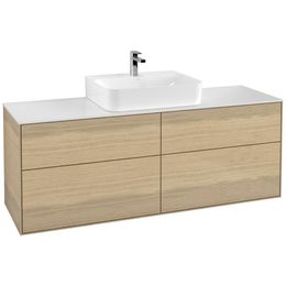 Villeroy & Boch Villeroy und Boch Finion Waschtischunterschrank G19100PC 160x60,3cm, Emotion, Abdeckplatte white matt, Oak Veneer