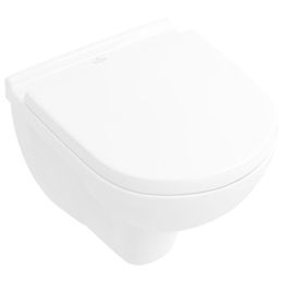 Villeroy & Boch Villeroy & Boch O.Novo Compact Wand WC 568810R1 36 x 49 cm, weiss c-plus, Tiefsp&uuml;ler