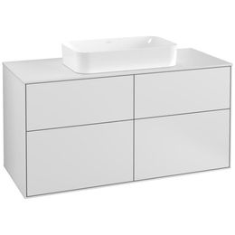 Villeroy & Boch Villeroy und Boch Finion Waschtischunterschrank G26100MT 120x60,3cm, Emotion, Abdeckplatte white matt, White matt lacquer