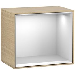 Villeroy & Boch Villeroy und Boch Finion Regalmodul F580MTPC 41,8x35,6x27cm, Regal White Matt, Oak Veneer