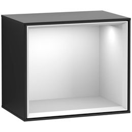 Villeroy & Boch Villeroy und Boch Finion Regalmodul G580MTPD 41,8x35,6x27cm, Emotion, Regal White Matt, Black matt lacquer
