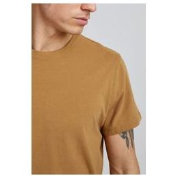 T-Shirt 11 Project "T-Shirt PRJonte", Herren, Gr. L, braun (chipmunk), Obermaterial: 95% Baumwolle CO. 5% Elasthan EL., Shirts T-Shirt