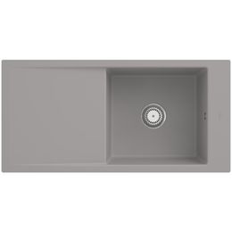 Villeroy & Boch Villeroy und Boch Timeline 60 Flat Fl&auml;chenb&uuml;ndige Sp&uuml;le 67901FKD mit Ablaufgarnitur und Handbet&auml;tigung, Fossil