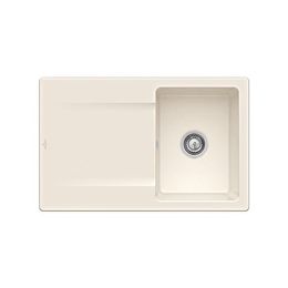 Villeroy & Boch Villeroy und Boch Fl&auml;chenb&uuml;ndige Sp&uuml;le 33342FKR mit Ablaufgarnitur und Exzenterbet&auml;tigung, Crema
